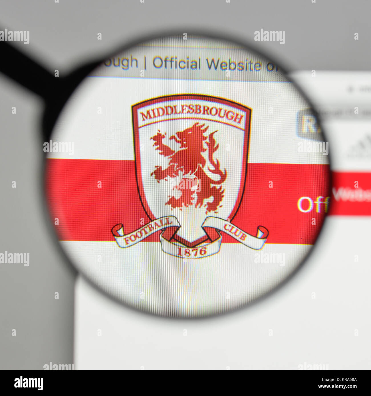 Middlesbrough fc logo hi-res stock photography and images - Alamy