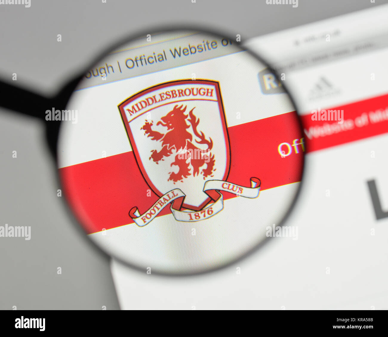 Middlesbrough fc logo hi-res stock photography and images - Alamy