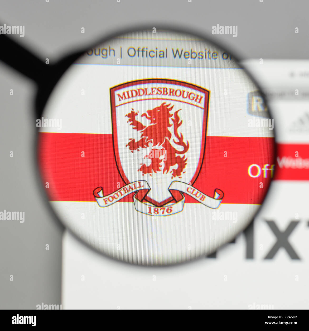 Middlesbrough fc logo hi-res stock photography and images - Alamy