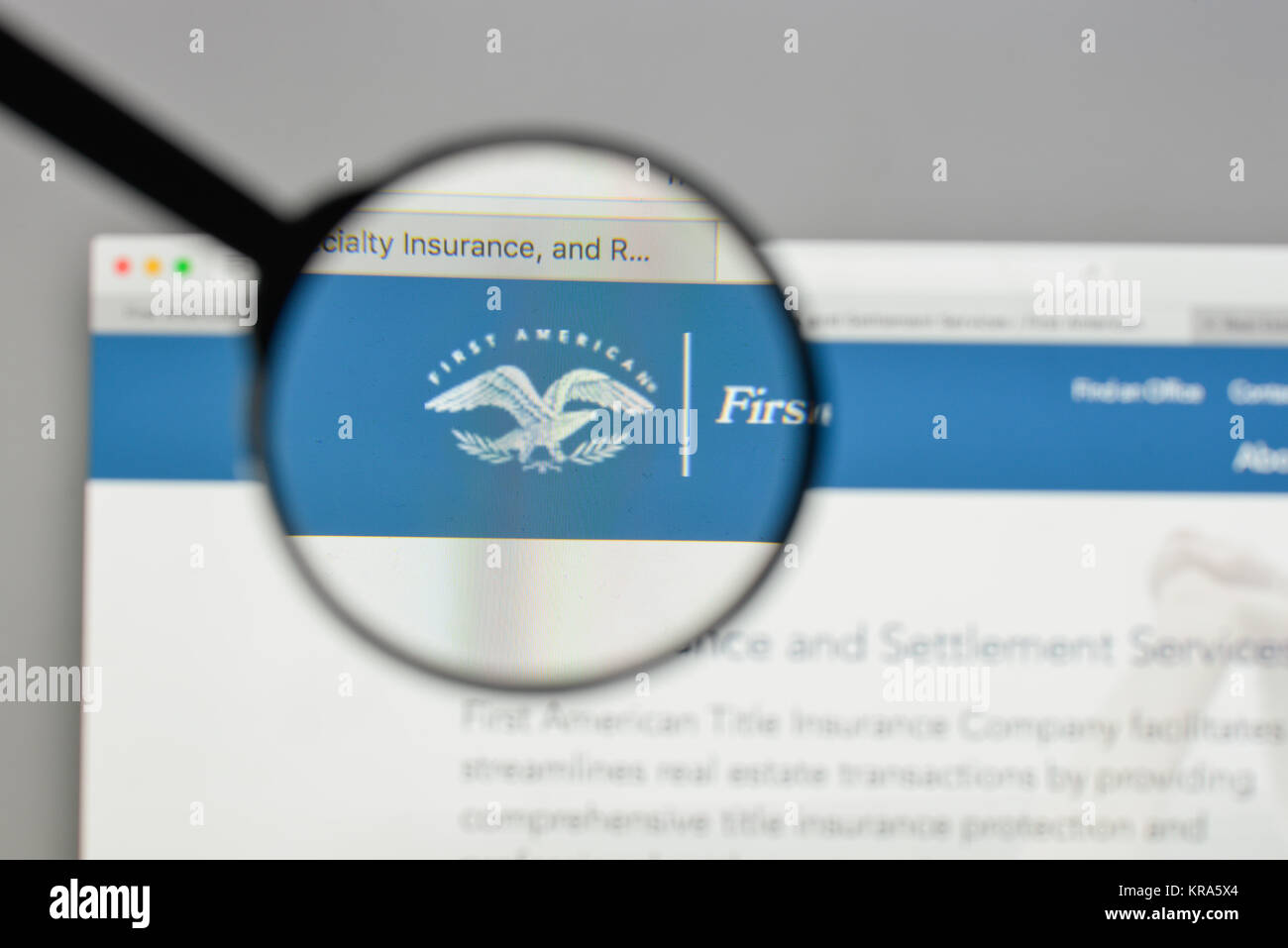 First american financial corporation hi-res stock photography and ...