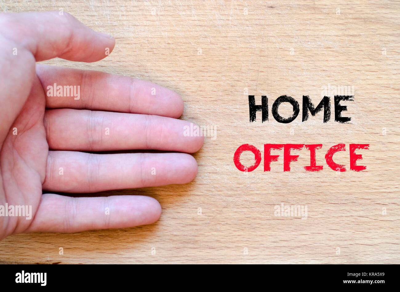 Home office text concept Stock Photo - Alamy