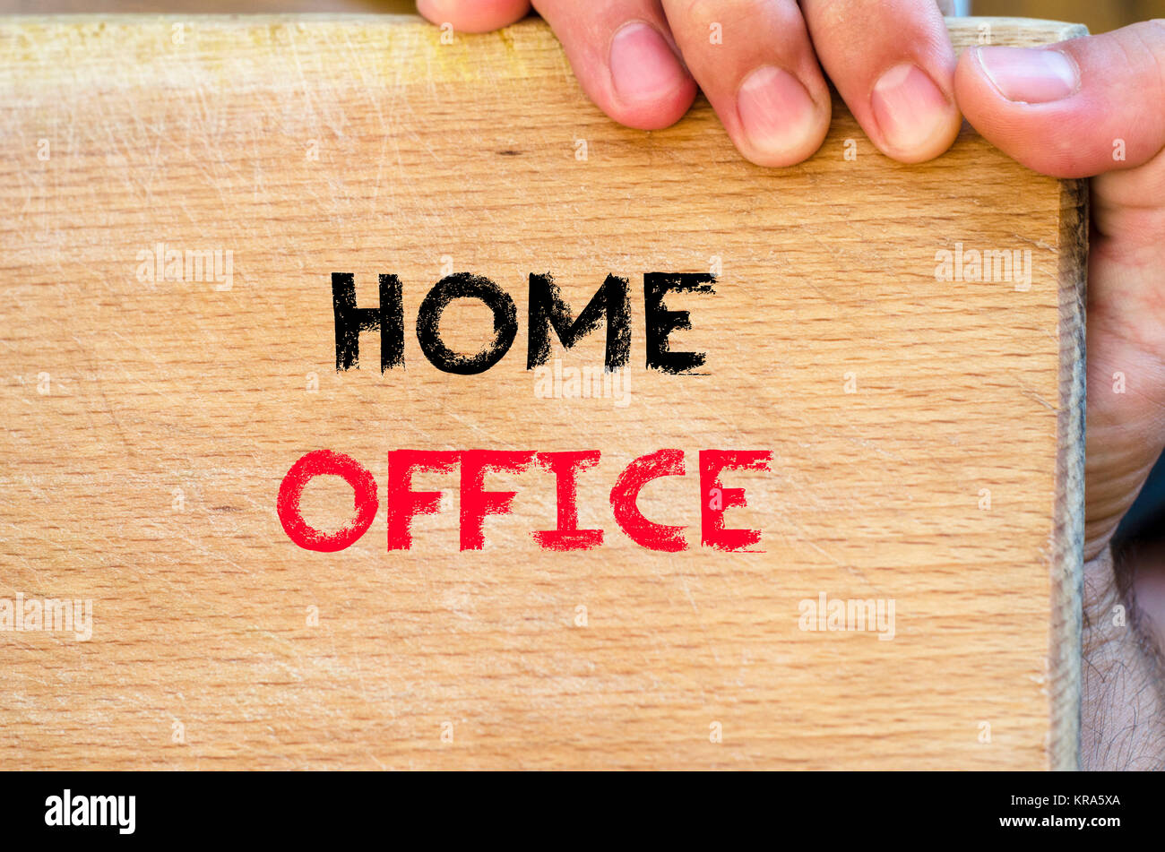 Home office text concept Stock Photo - Alamy