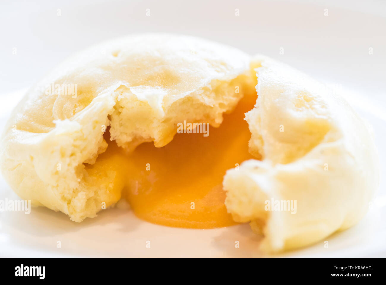 dim sum yolk lava Bun Stock Photo - Alamy