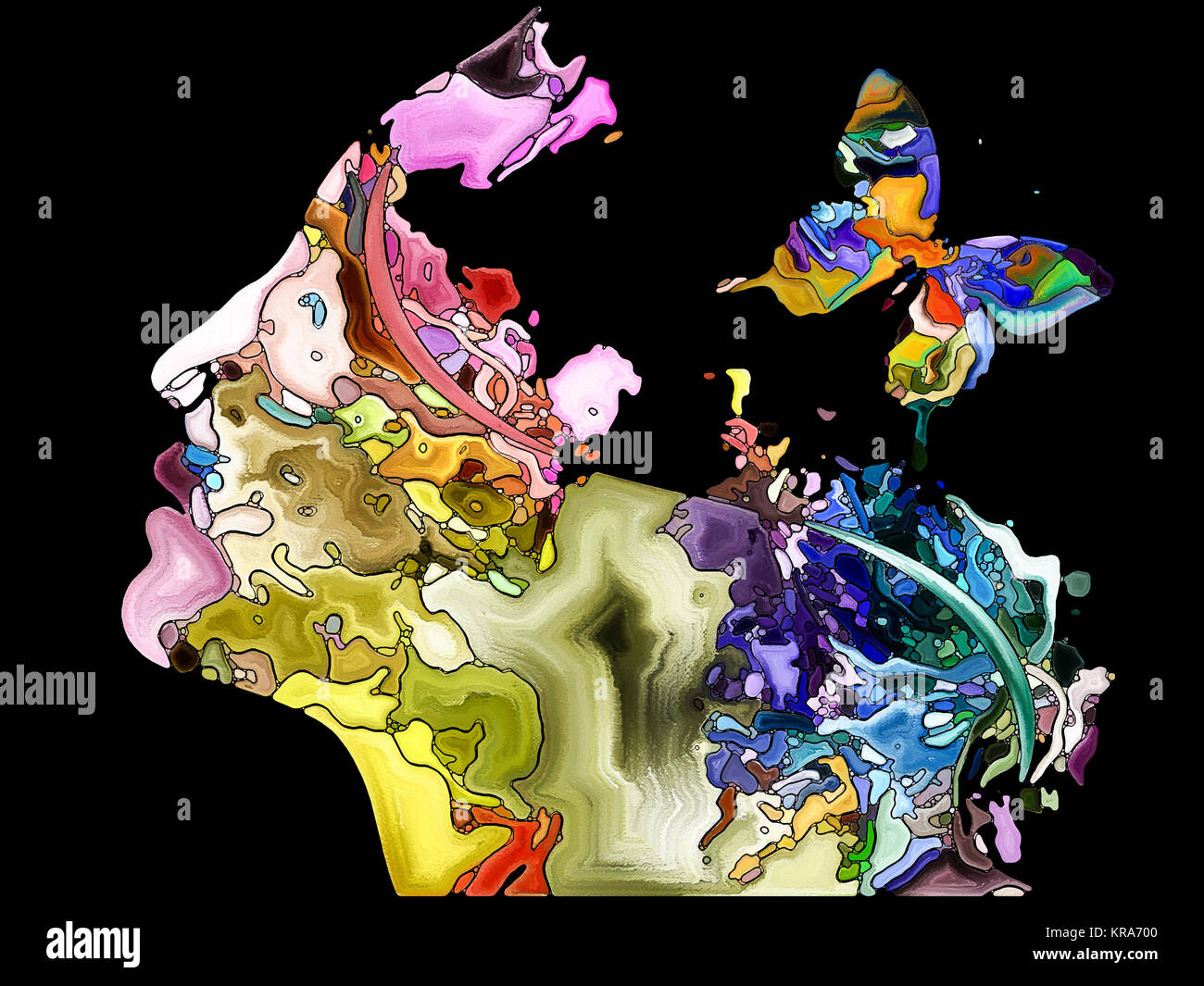 Elements of Self Fragmentation Stock Photo - Alamy