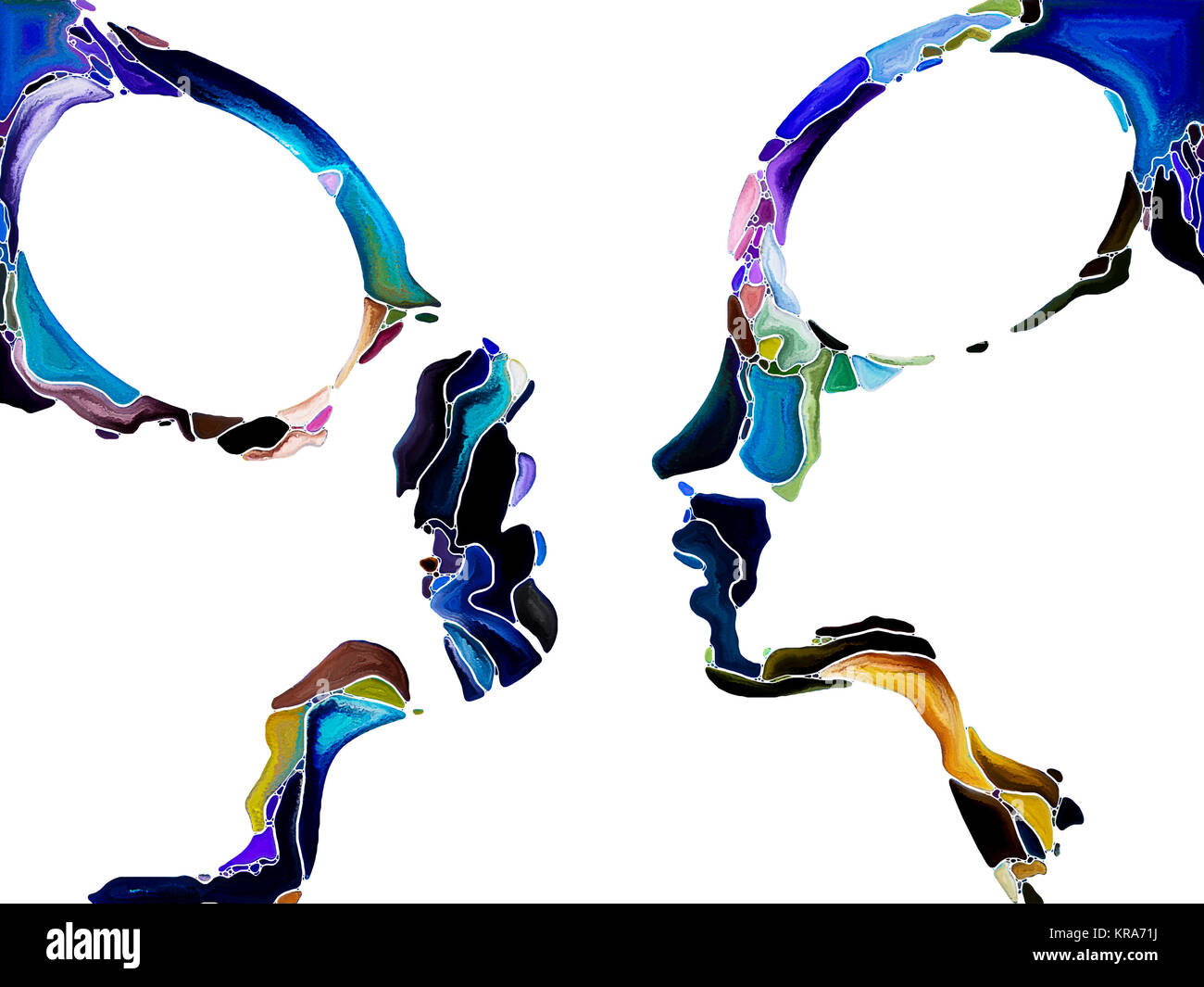 Visualization of Self Fragmentation Stock Photo - Alamy