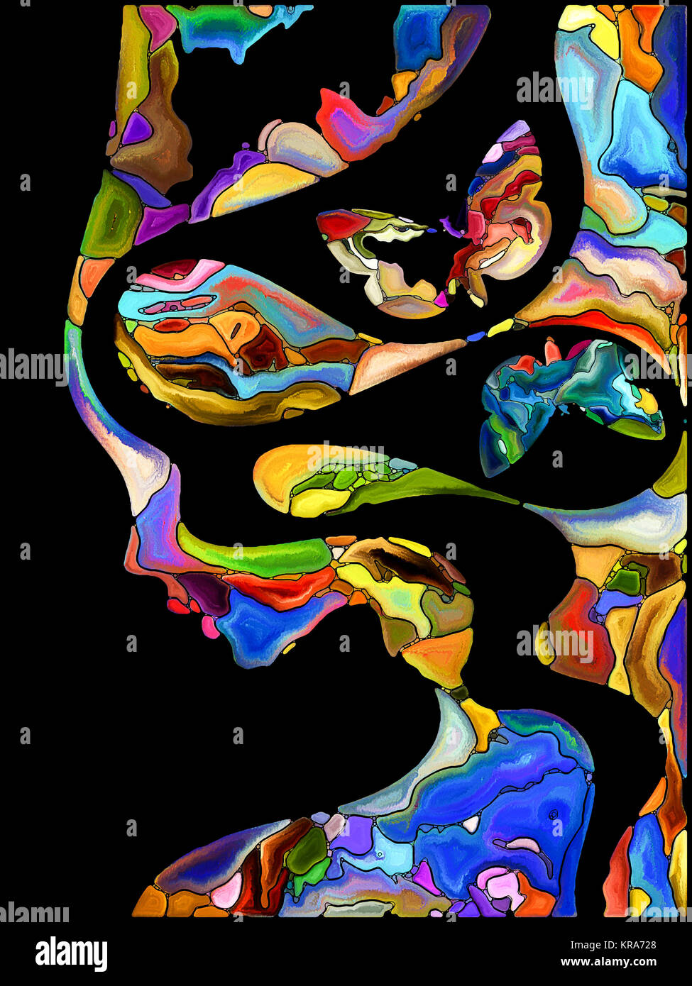 Conceptual Self Fragmentation Stock Photo - Alamy