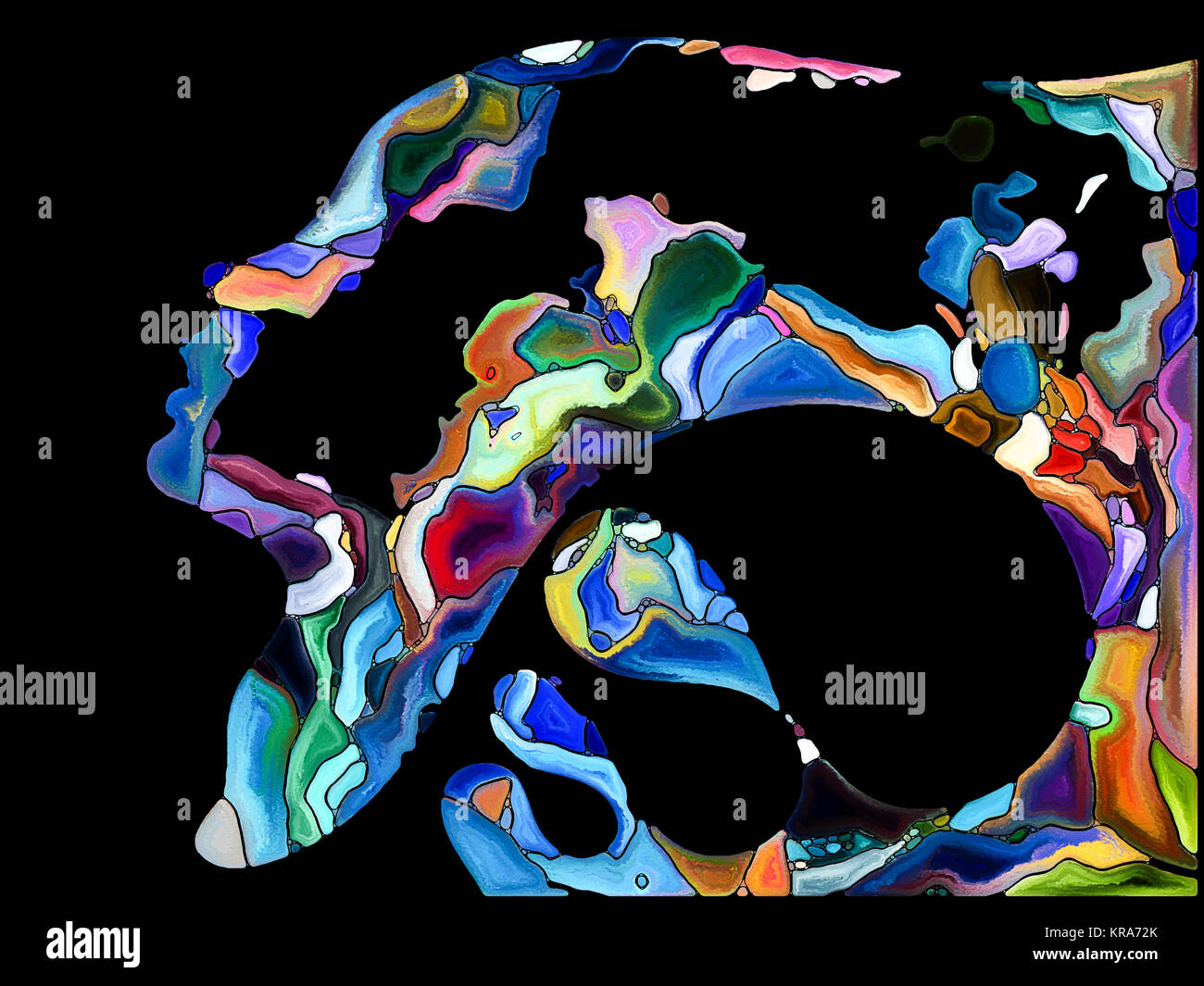 Conceptual Self Fragmentation Stock Photo - Alamy