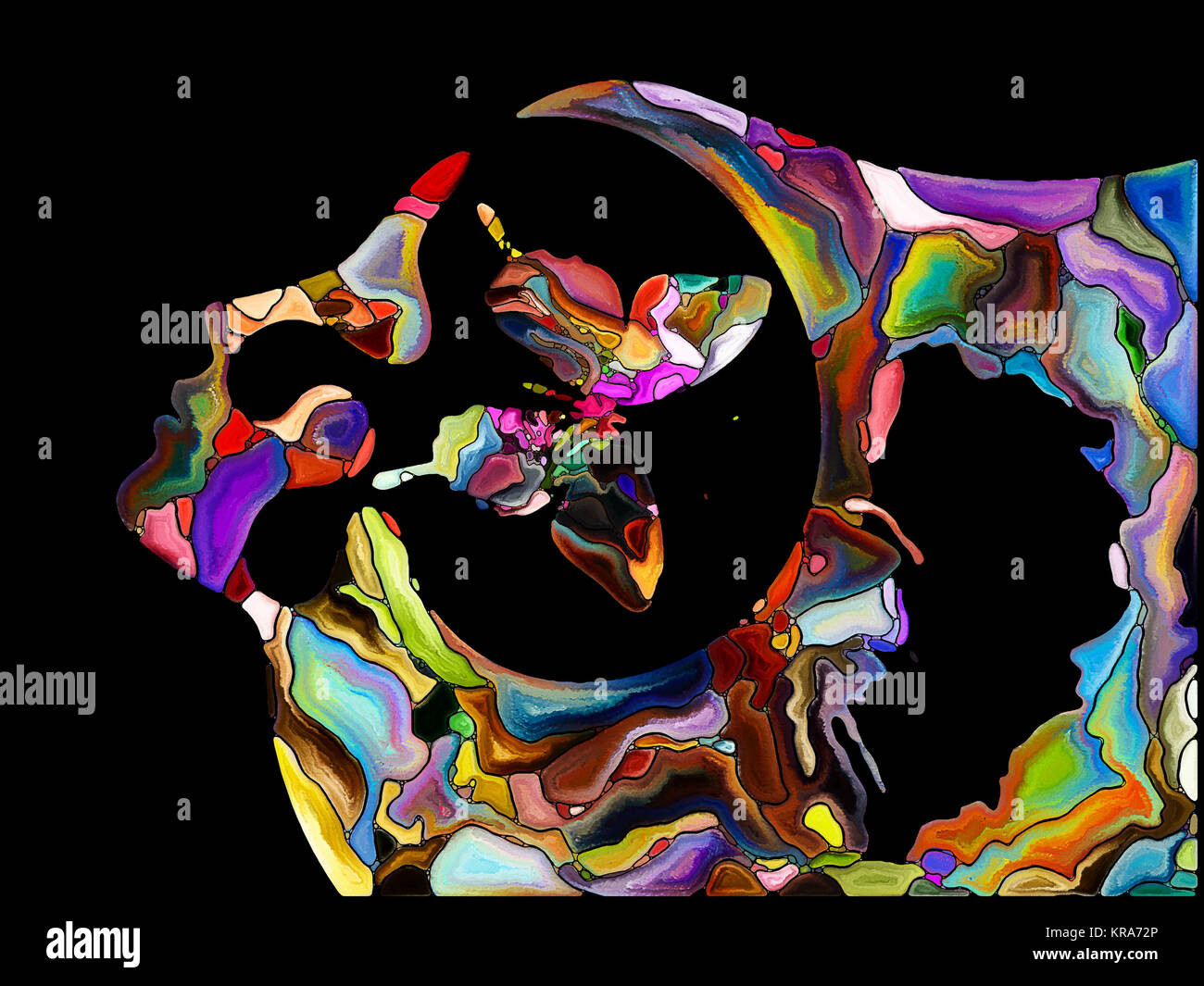 Conceptual Self Fragmentation Stock Photo - Alamy