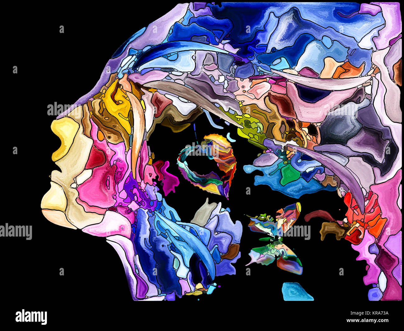 Elegance of Self Fragmentation Stock Photo - Alamy