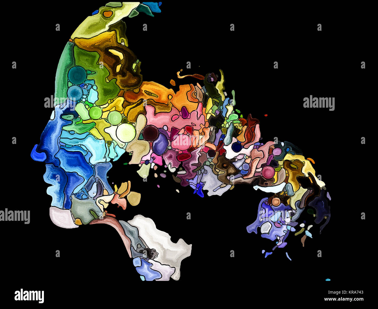 Memories of Self Fragmentation Stock Photo - Alamy