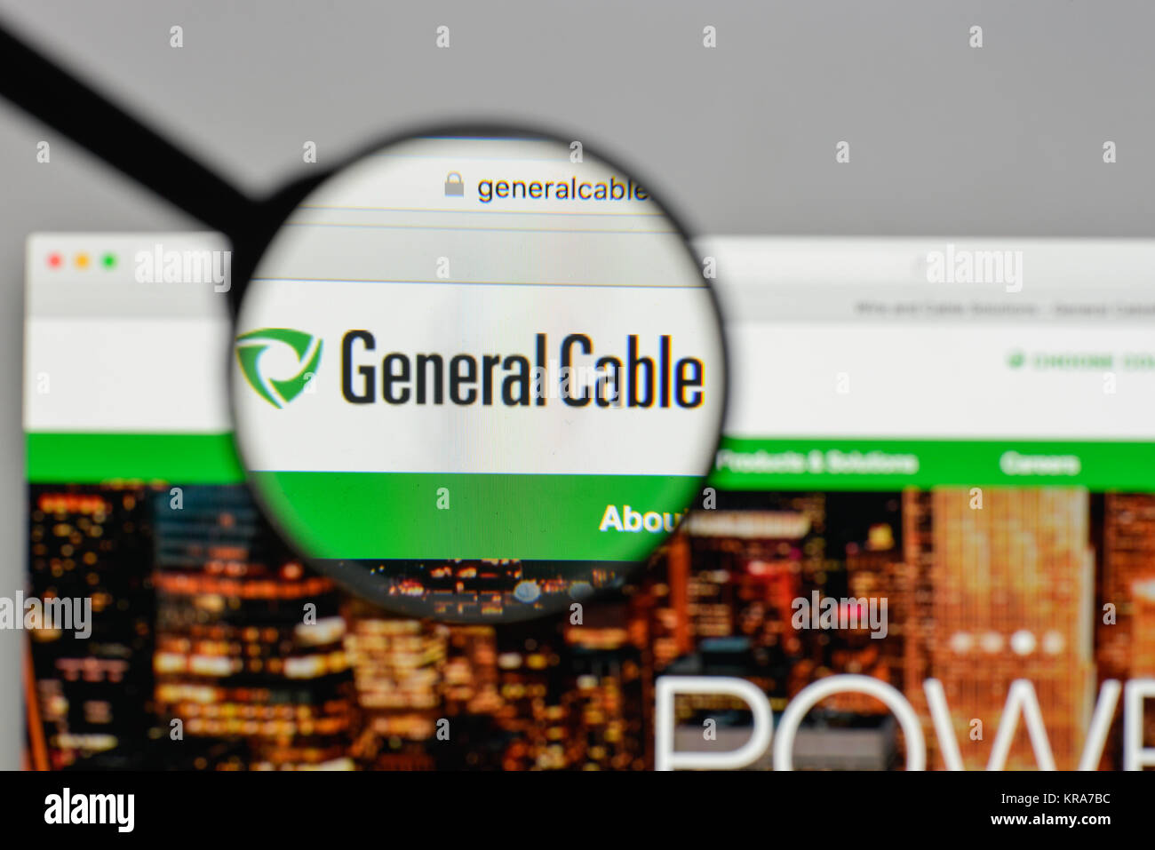 General cable logo hi-res stock photography and images - Alamy