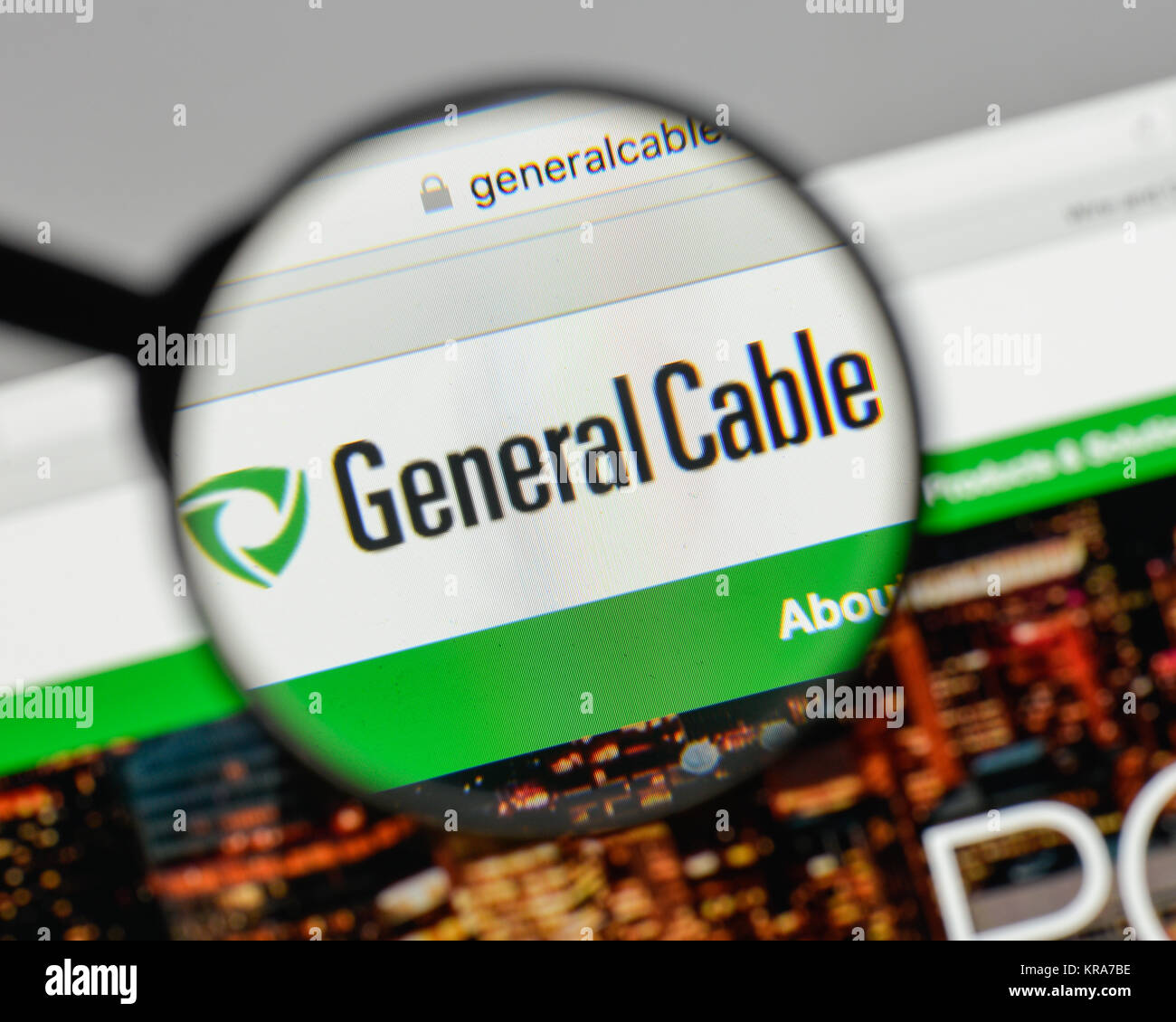 General cable logo hi-res stock photography and images - Alamy