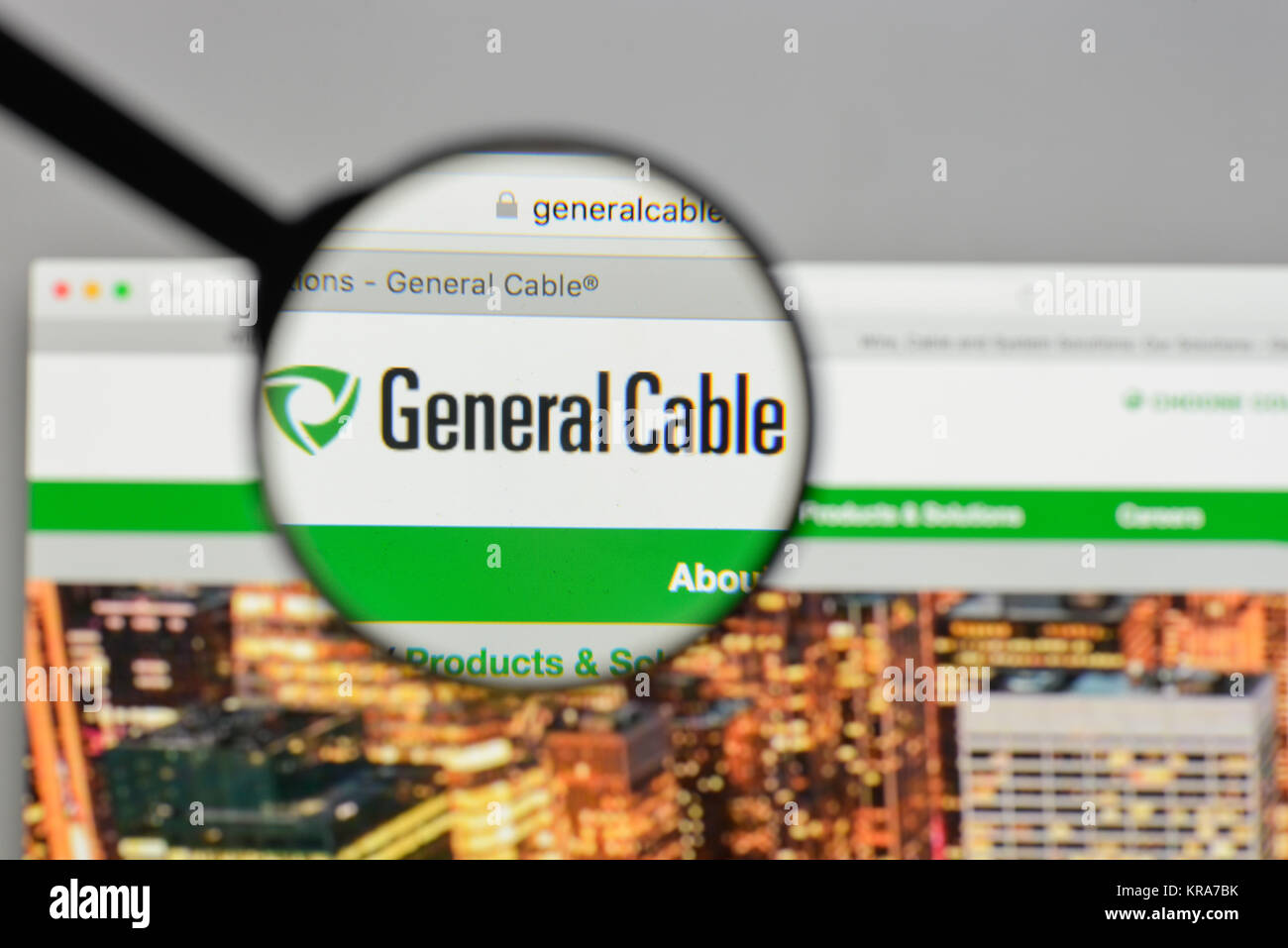 General cable logo hi-res stock photography and images - Alamy
