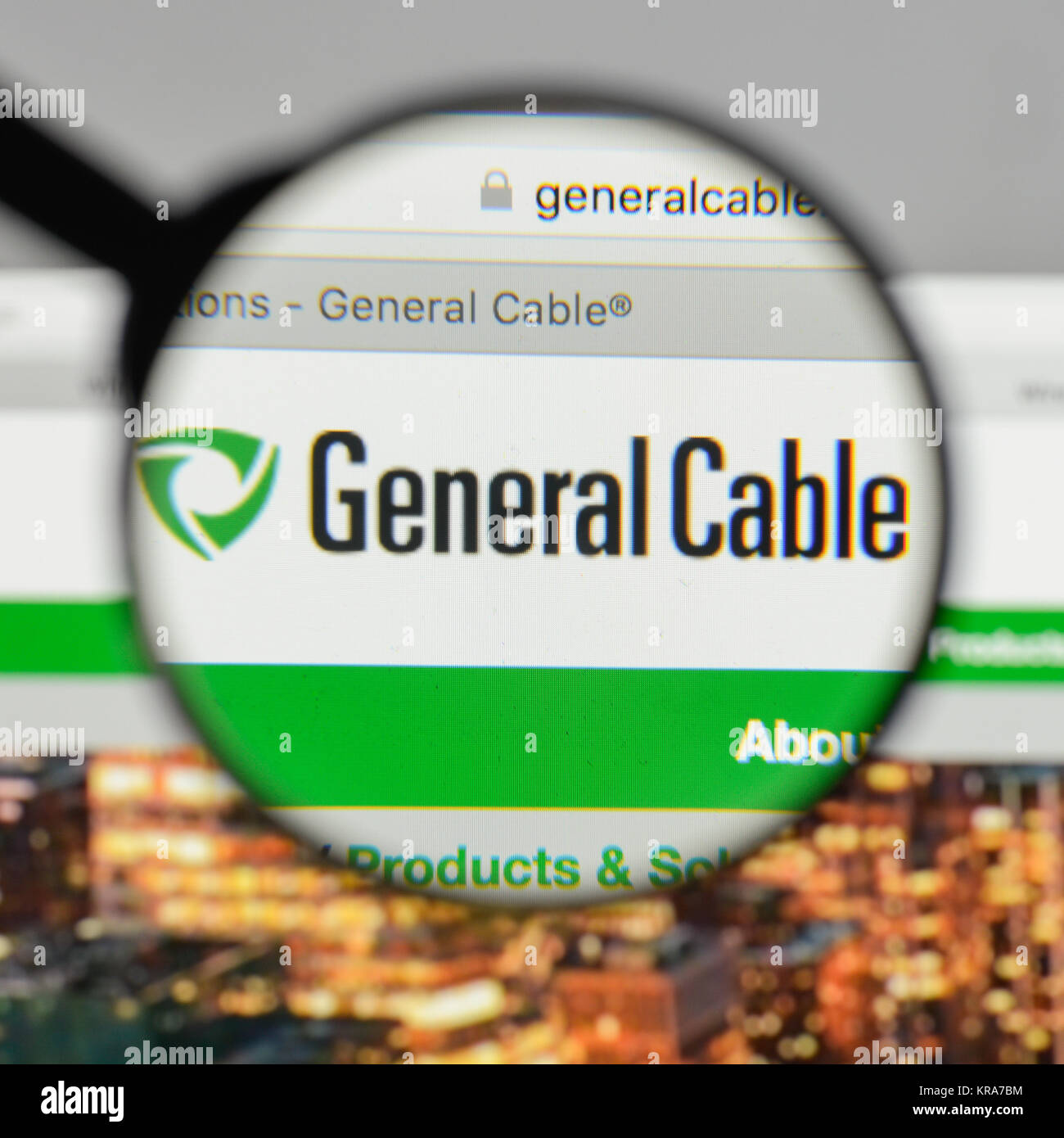 General cable logo hi-res stock photography and images - Alamy