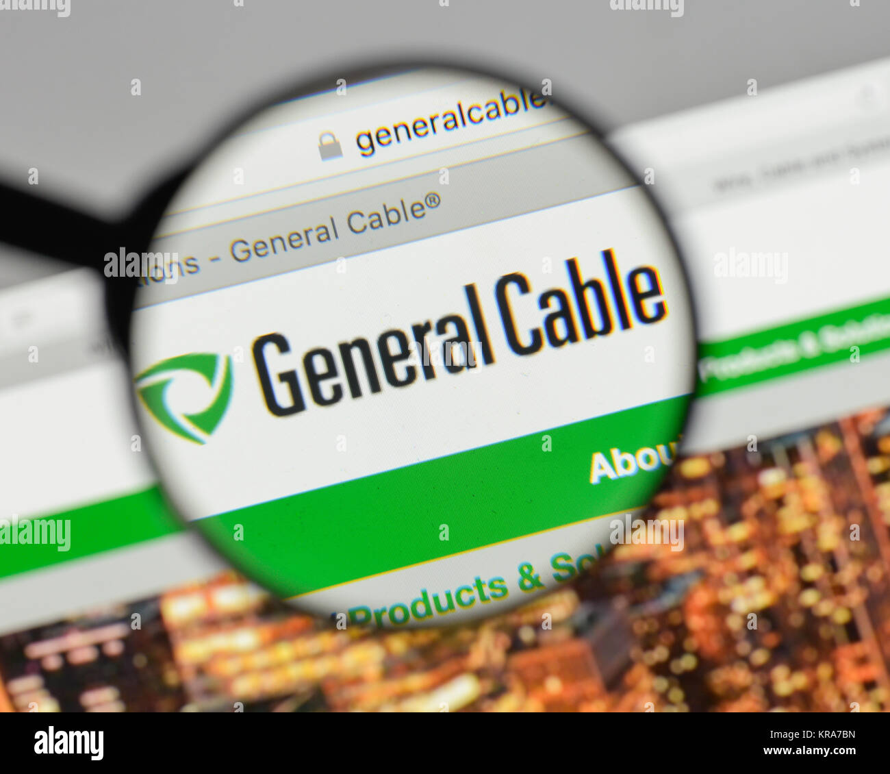 General cable logo hi-res stock photography and images - Alamy