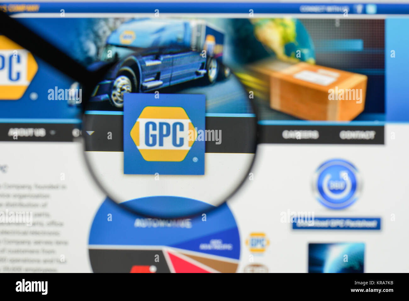 Genuine parts logo hi-res stock photography and images - Alamy
