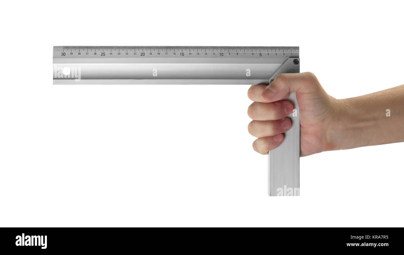 Try square tool isolated hi-res stock photography and images - Alamy