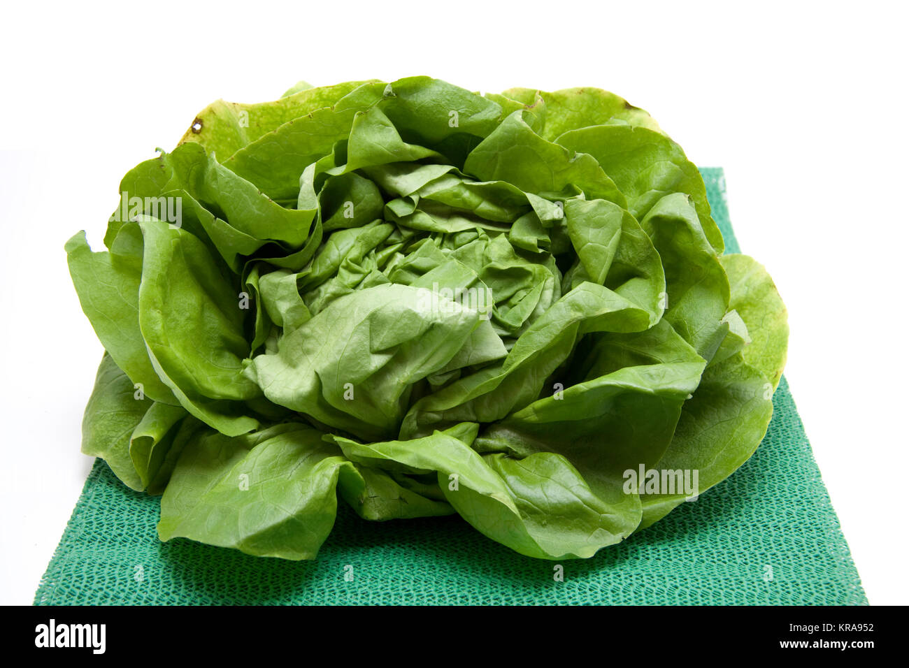 Lettuce on mat Stock Photo - Alamy