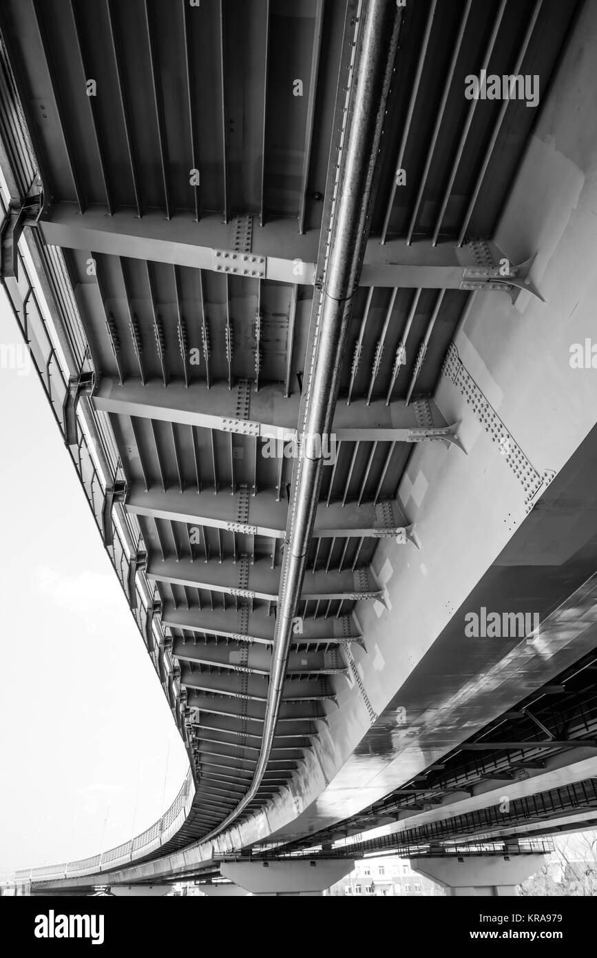 Pillars under bridge Black and White Stock Photos & Images - Alamy