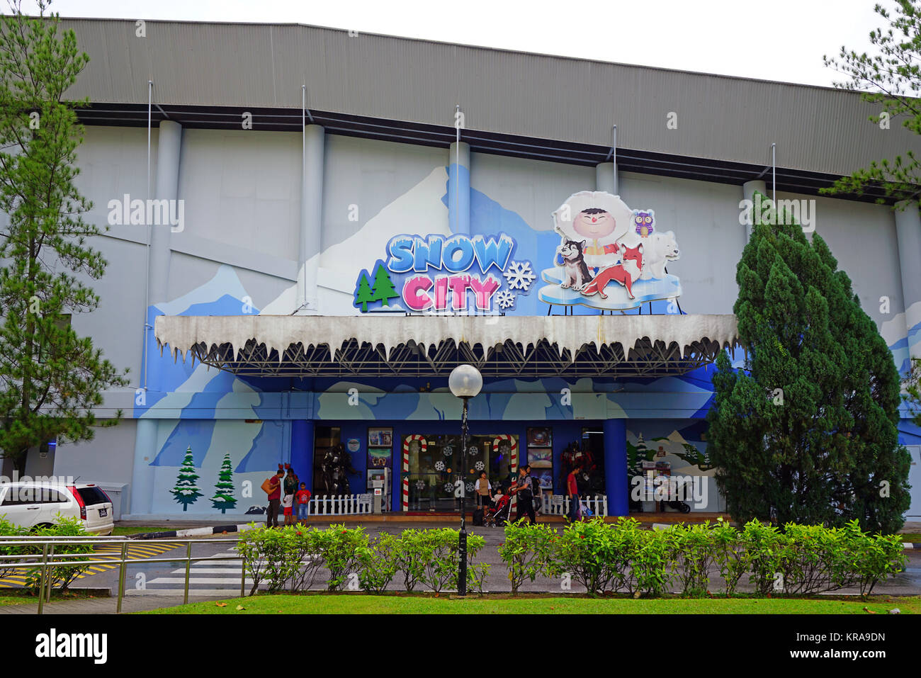 View of Snow City, an indoor snow centre located within the Science ...