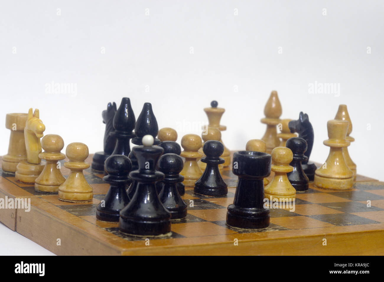 an old checkerboard and the party in full swing Stock Photo - Alamy