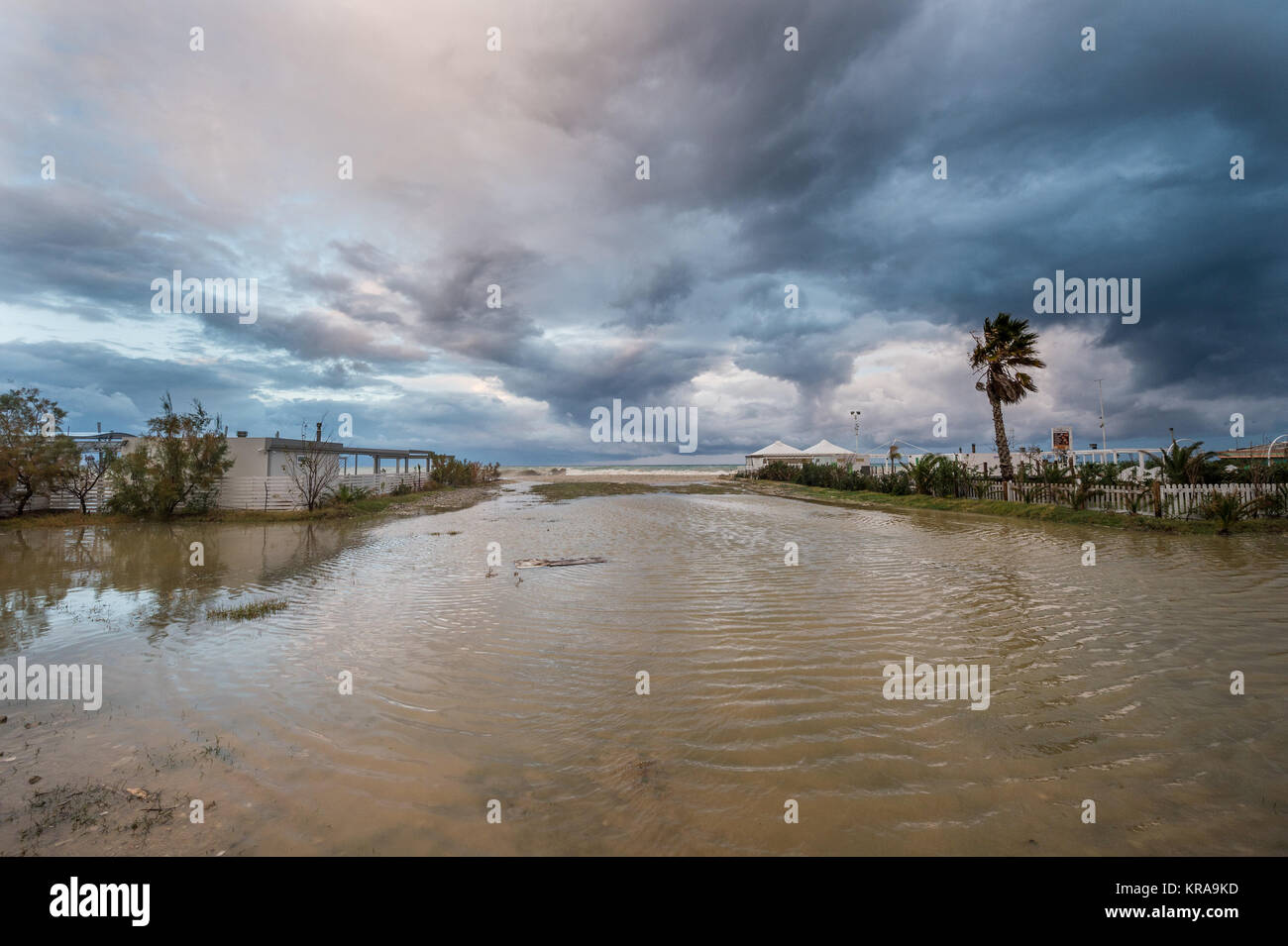 Floods caused by the NUMA cyclone that formed in the Ionian Sea and is ...