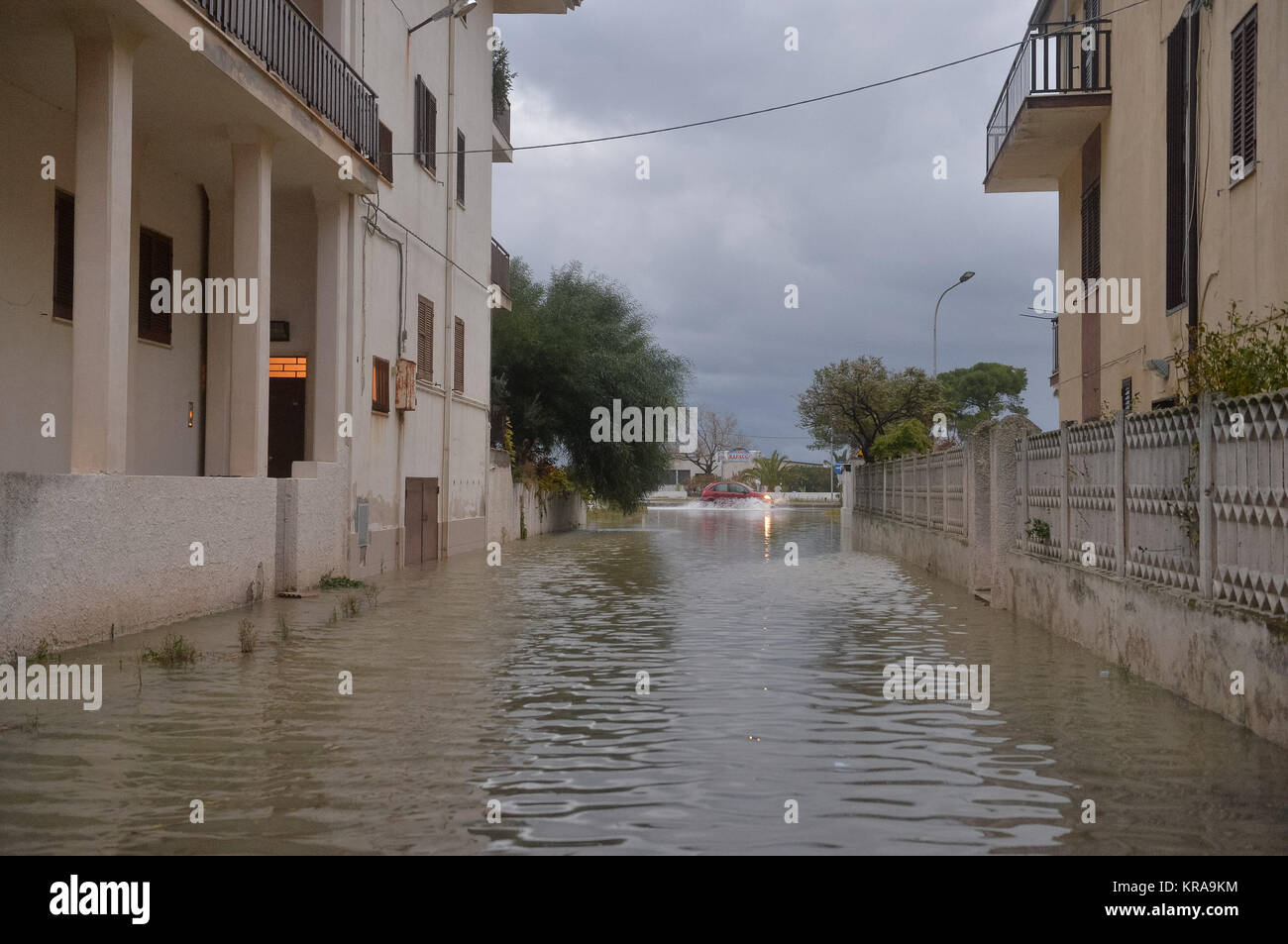 Floods caused by the NUMA cyclone that formed in the Ionian Sea and is ...