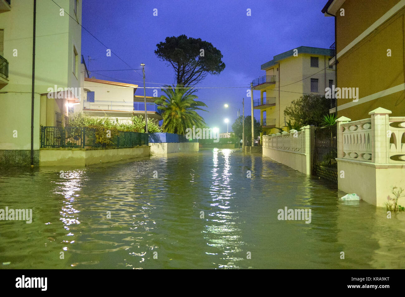 Floods caused by the NUMA cyclone that formed in the Ionian Sea and is ...