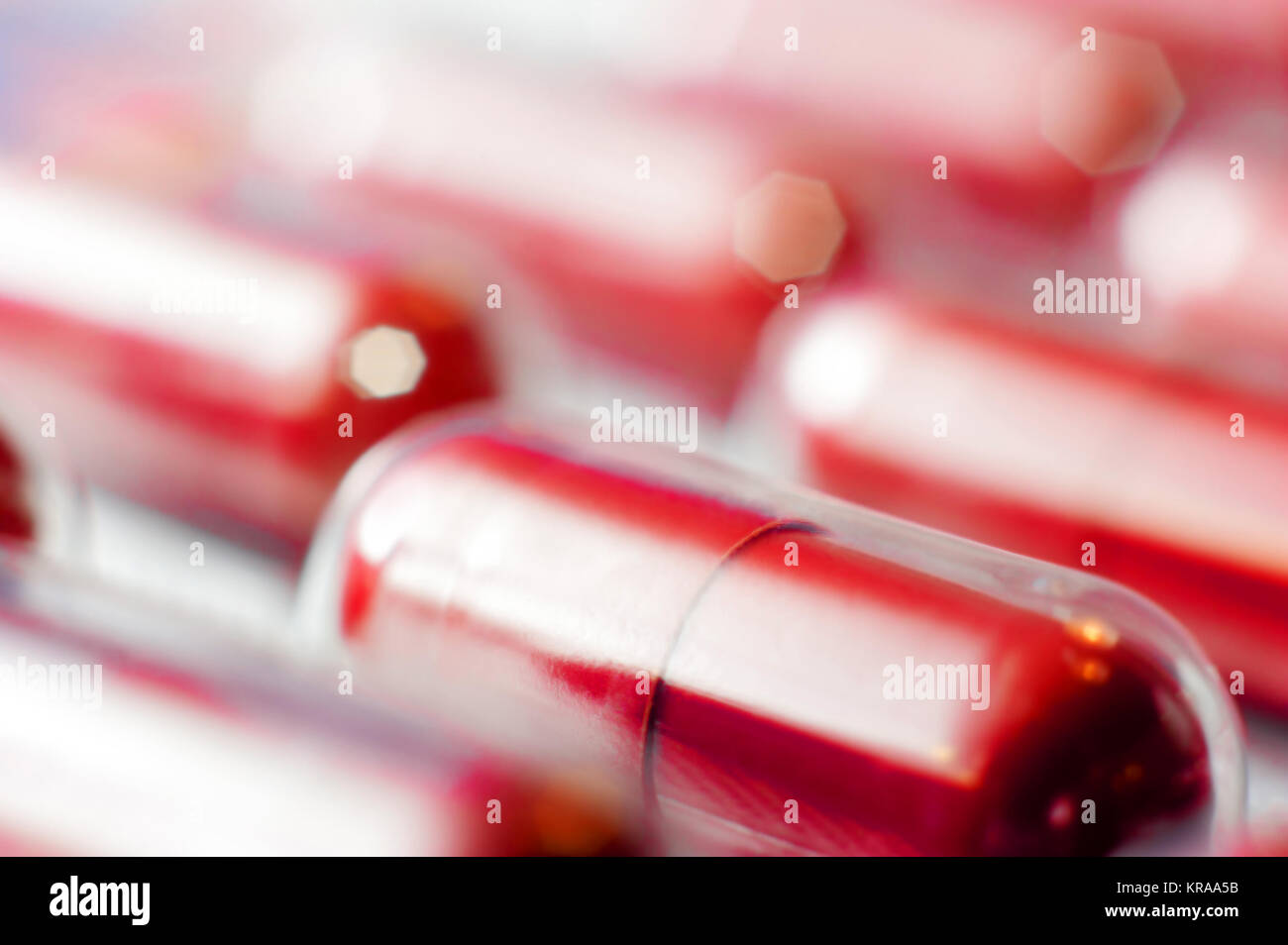 colorful tablets with capsules Stock Photo - Alamy