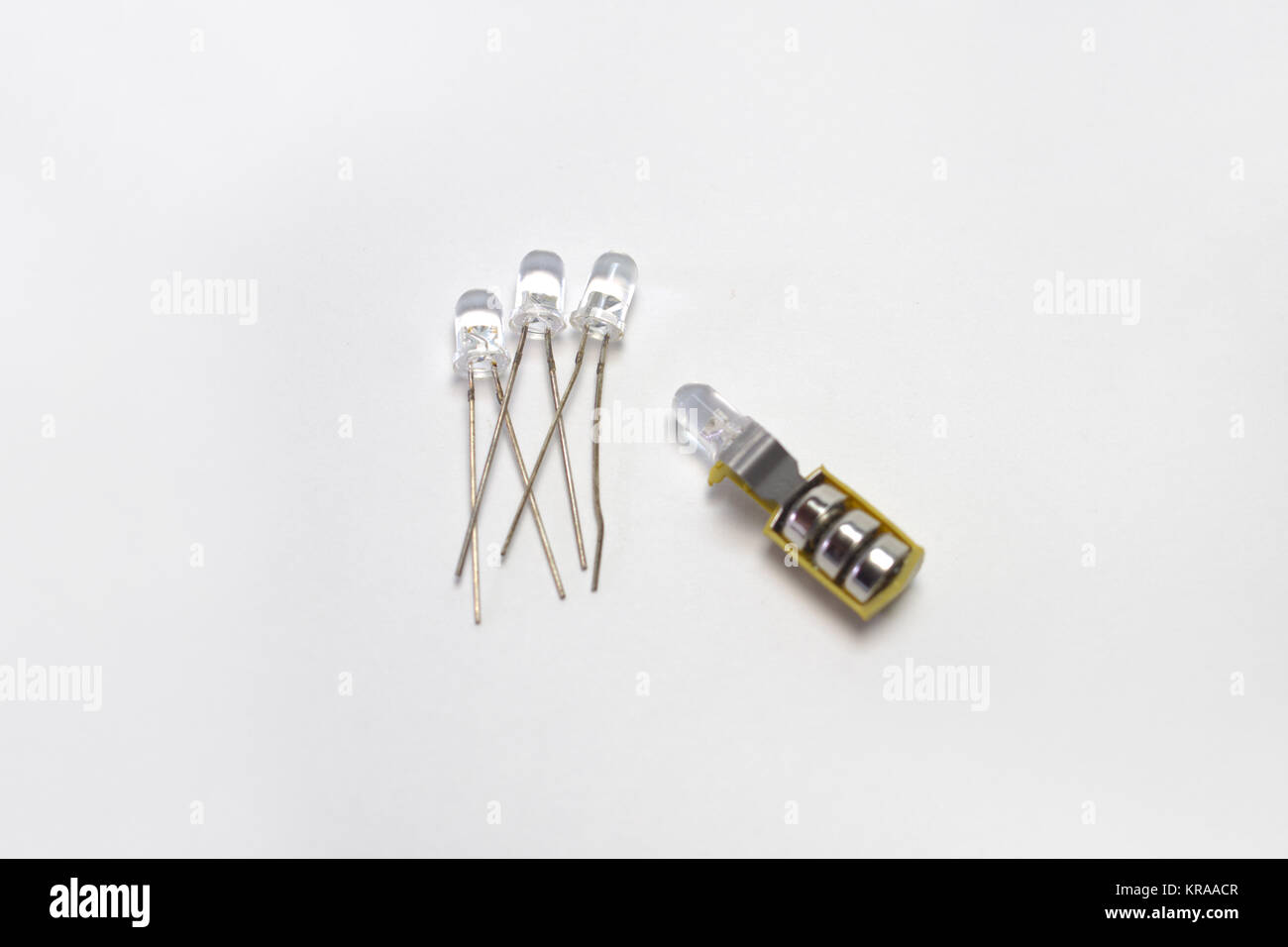 Set of LEDs for soldering in the electronic circuit and a led ...