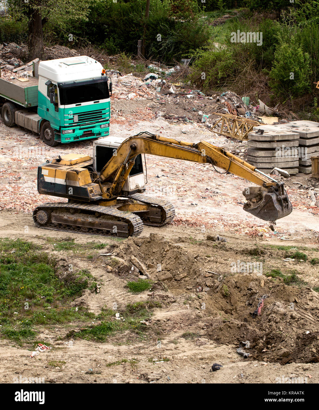 Dig Hole Fence High Resolution Stock Photography and Images - Alamy