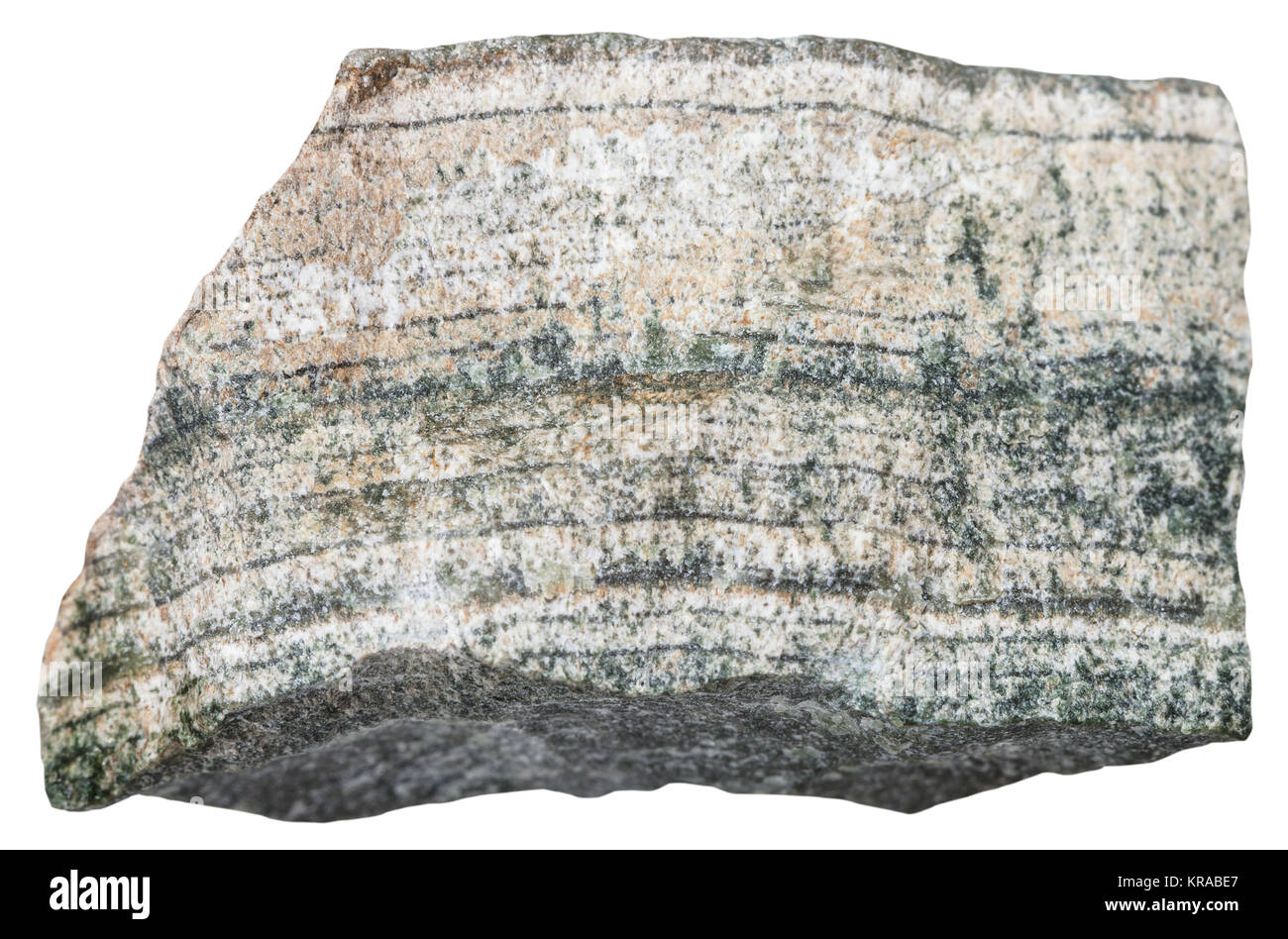 Skarn (tactite) mineral isolated on white Stock Photo - Alamy