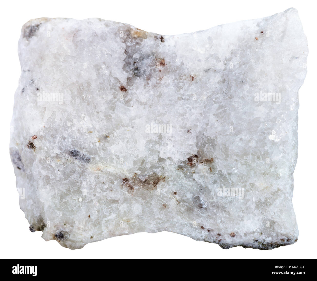 Carbonatite mineral isolated on white background Stock Photo - Alamy