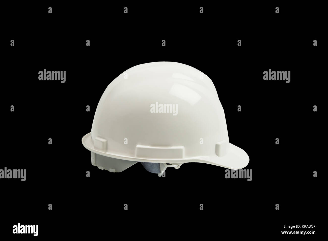 safety helmet isolated on black background Stock Photo - Alamy