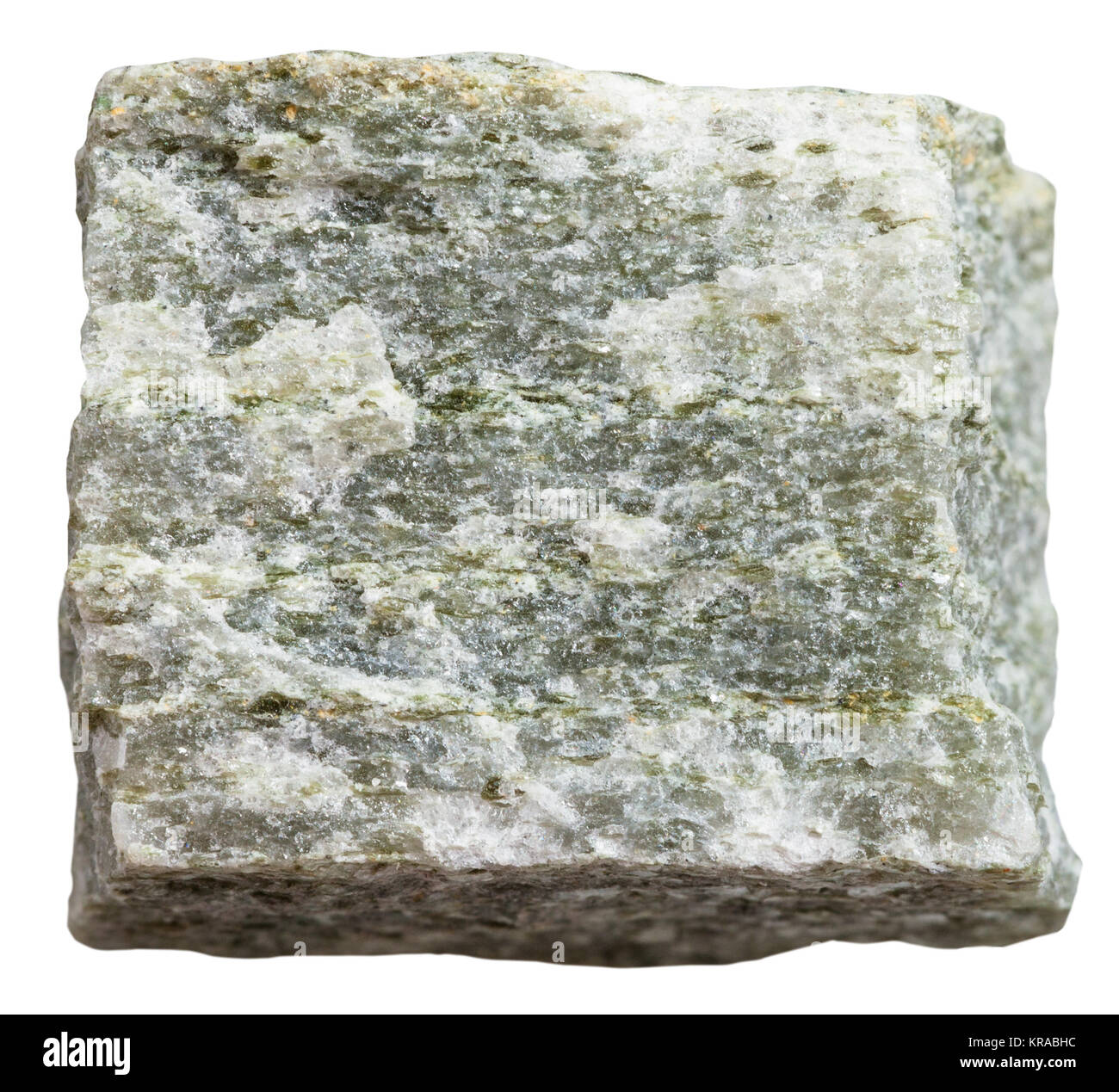 quartz muscovite schist mineral isolated Stock Photo - Alamy