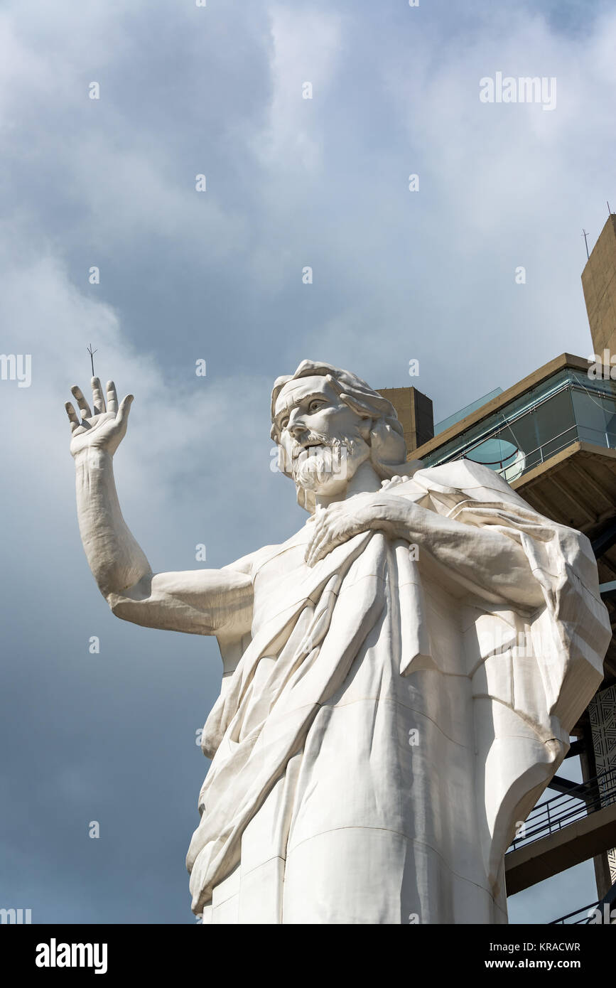 Looking up at Jesus Stock Photo - Alamy