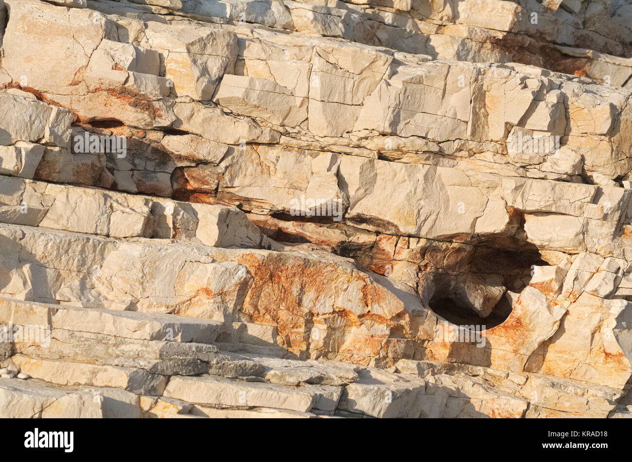 Brown Sedimentary Rocks Stock Photo - Alamy