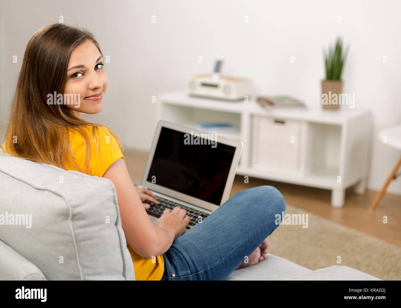 Working at home Stock Photo - Alamy