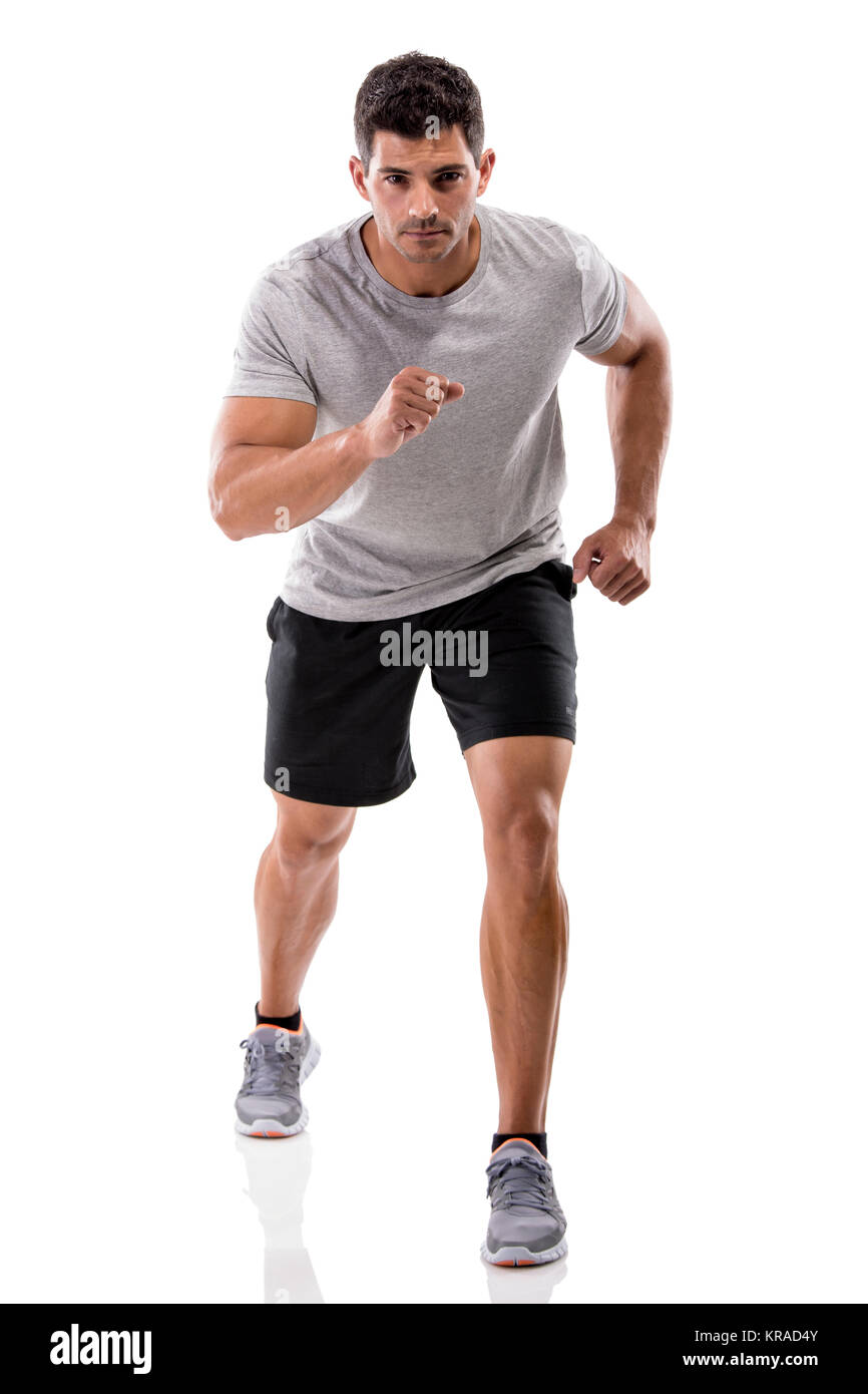 Man start running Stock Photo - Alamy