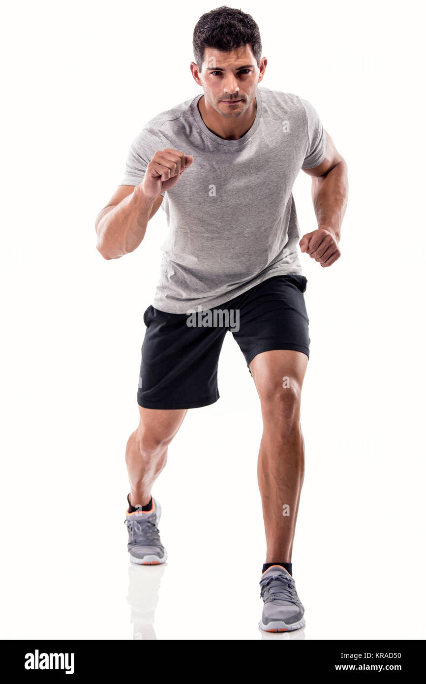 Man start running Stock Photo - Alamy