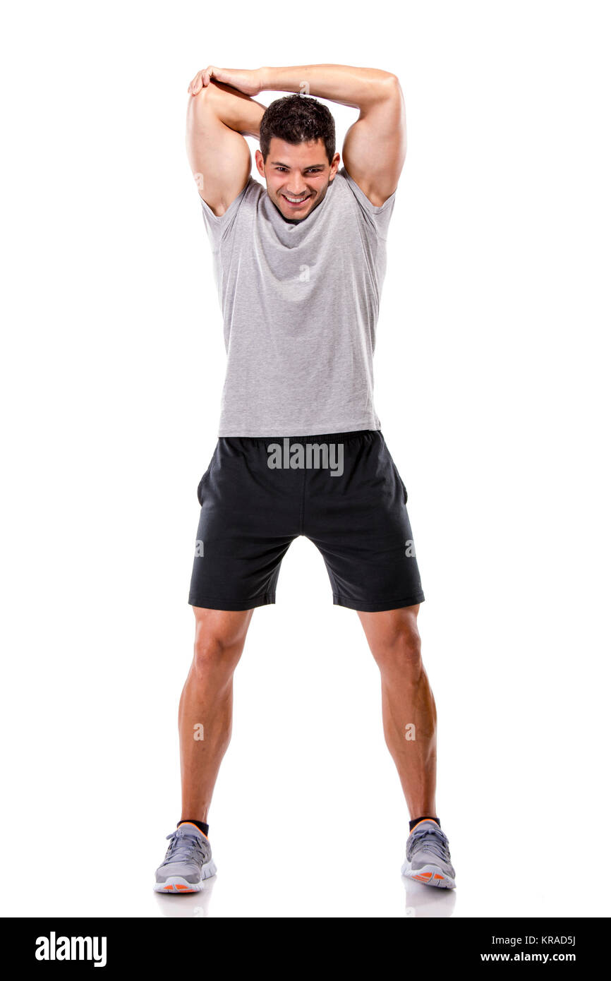 Man doing exercises Stock Photo - Alamy