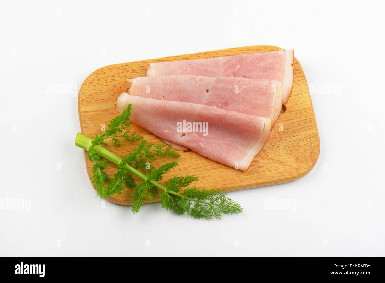 Thin slices cooked ham hi-res stock photography and images - Alamy