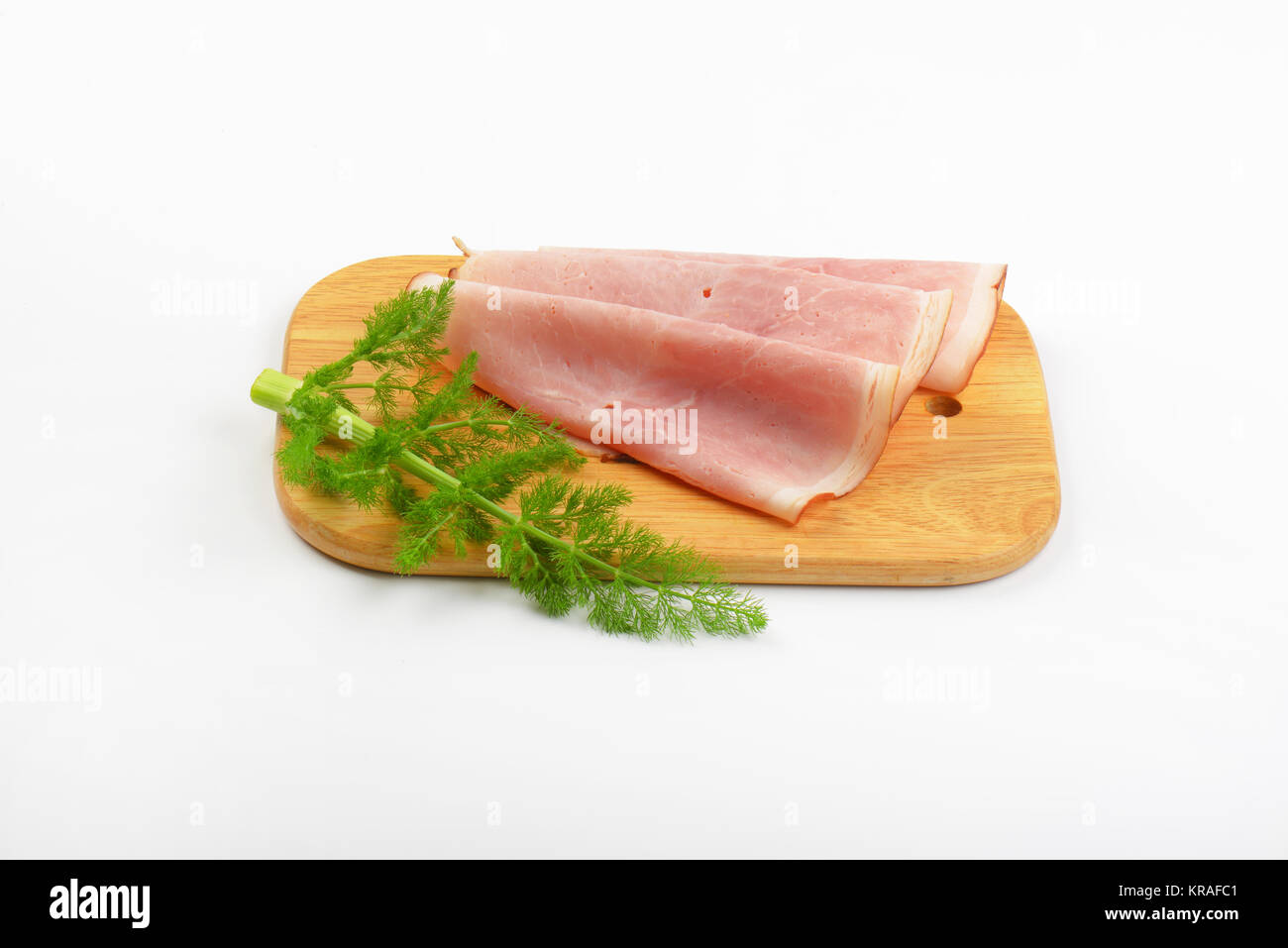 Thin slices cooked ham hi-res stock photography and images - Alamy