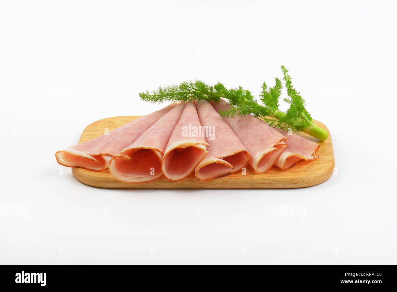 Thin slices lean ham hi-res stock photography and images - Alamy