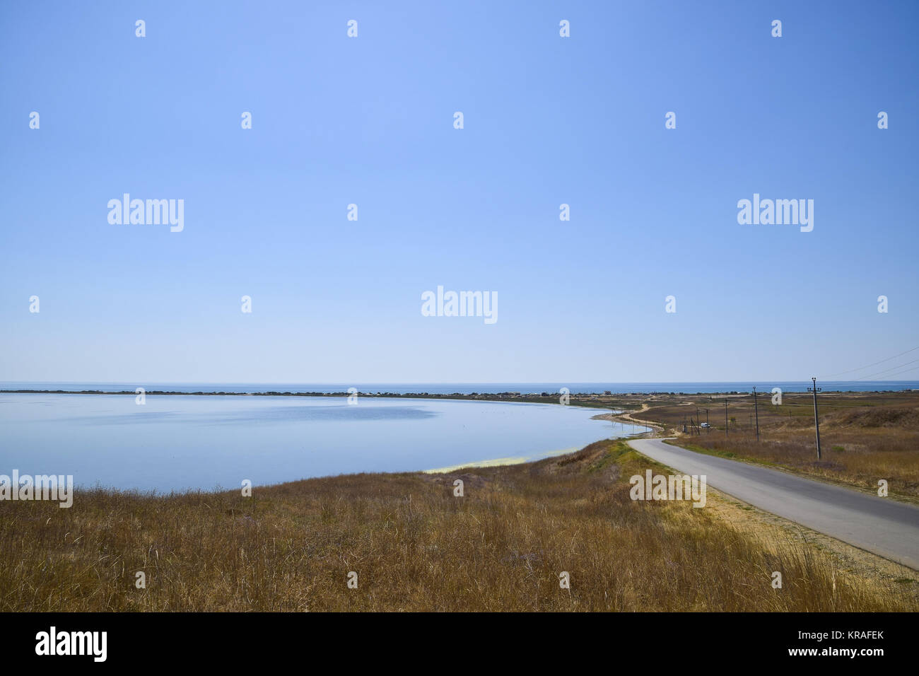 The landscape of the coastal estuary in the sea Stock Photo - Alamy