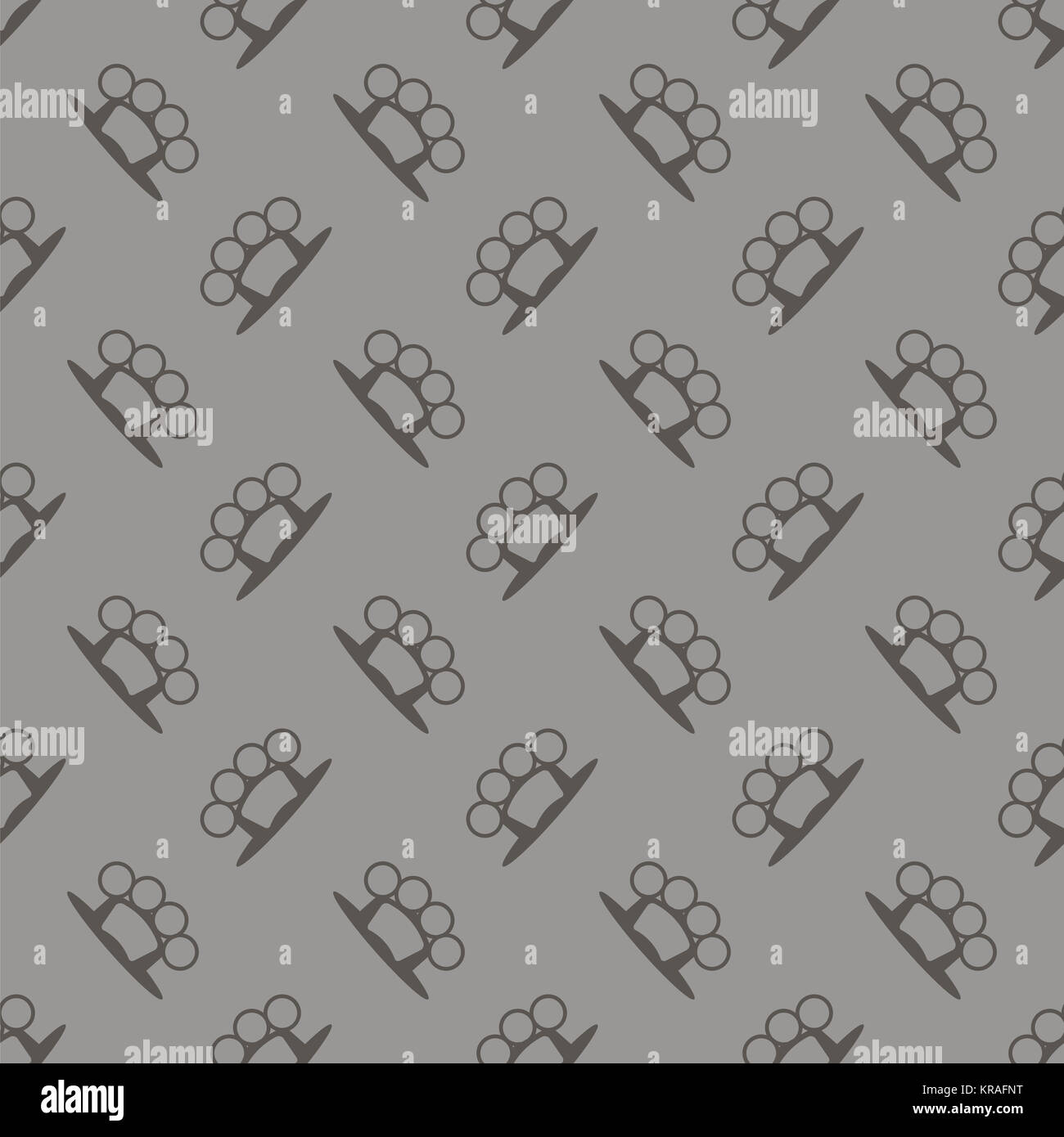 Metal Knuckles Silhouette Seamless Pattern Stock Photo - Alamy