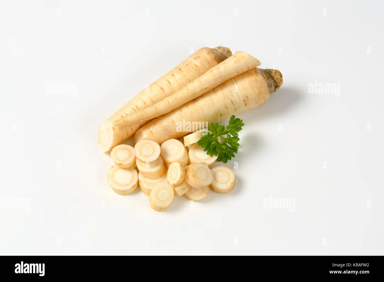 sliced parsley root Stock Photo - Alamy