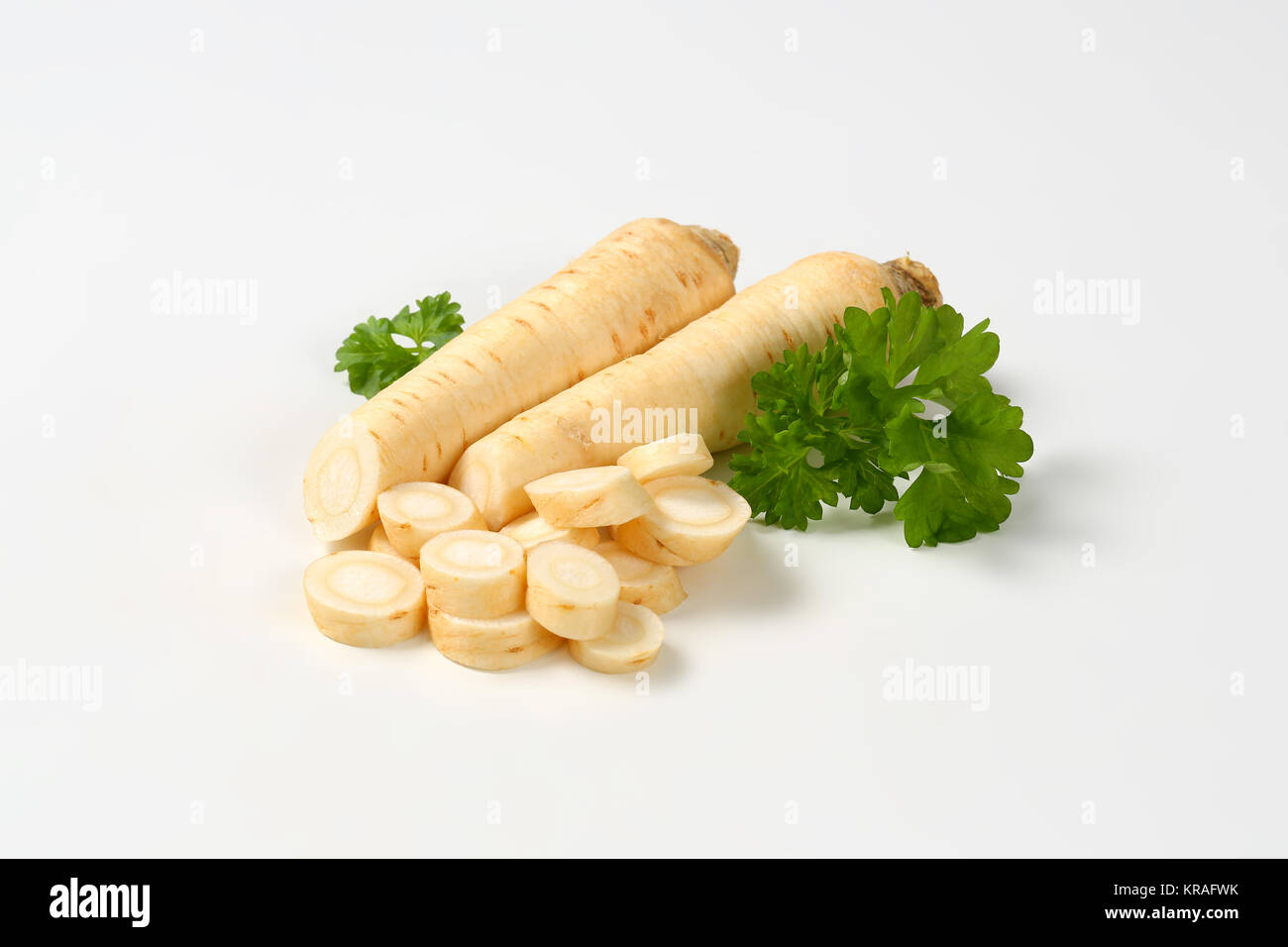 sliced parsley root Stock Photo - Alamy