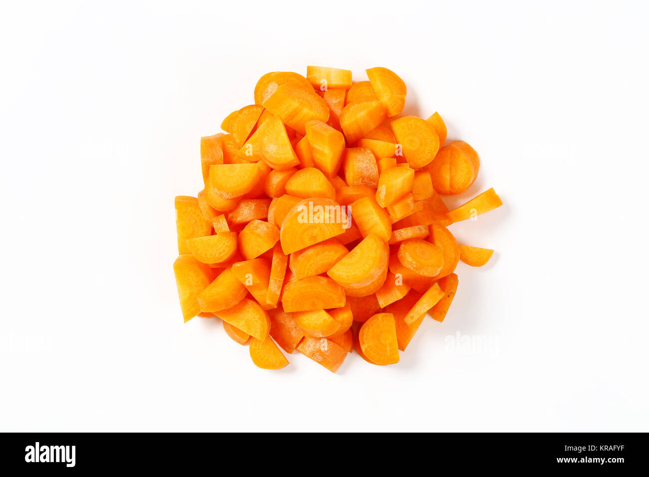heap of chopped carrot Stock Photo - Alamy