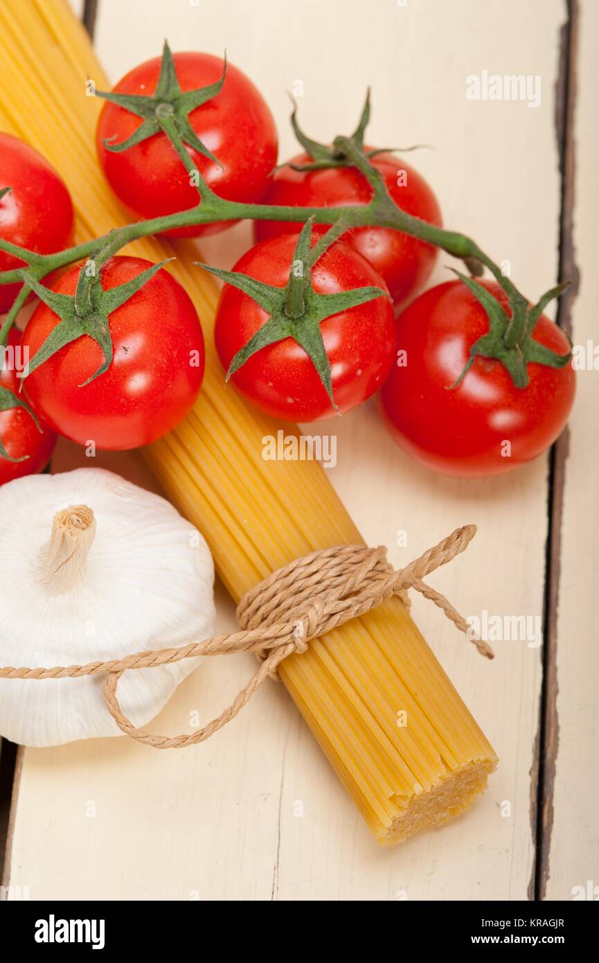 Italian basic pasta ingredients Stock Photo - Alamy
